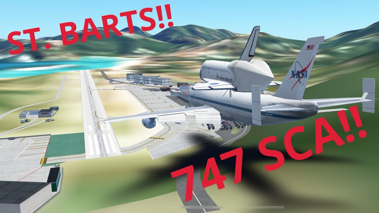 (Near) IMPOSSIBLE 747 SCA LANDING AT ST. BARTS!! (Aaron Rheins ...