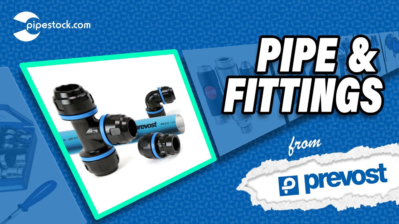 Prevost's PREMIUM compressed air range - Pipe & Fittings - YouTube