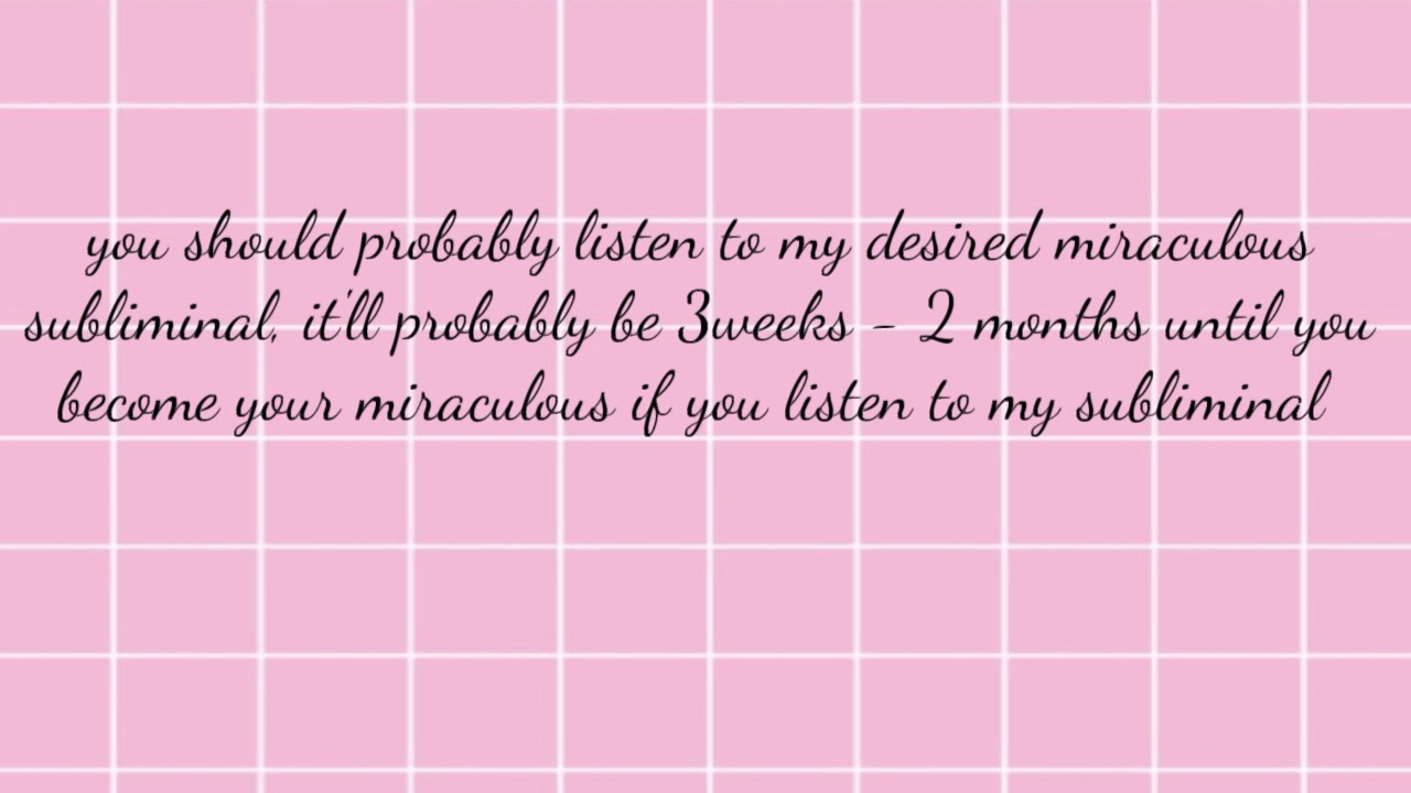 《Miraculous spell》//spell~ say 3 times - YouTube