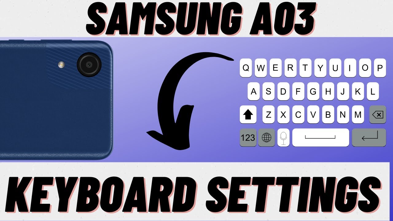 Samsung A03, A03 core Keyboard settings | Keyboard sound and vibration ...