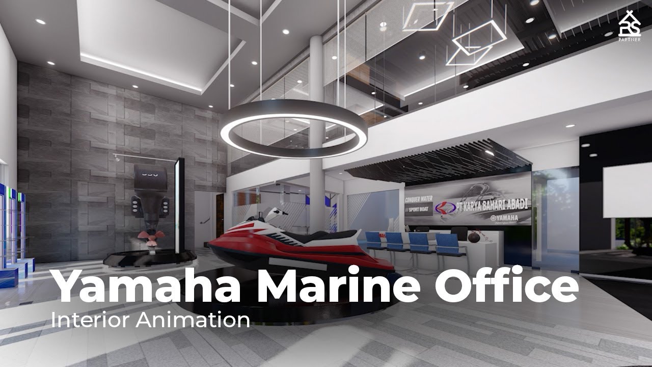 ANIMASI DESAIN - YAMAHA MARINE OFFICE - YouTube