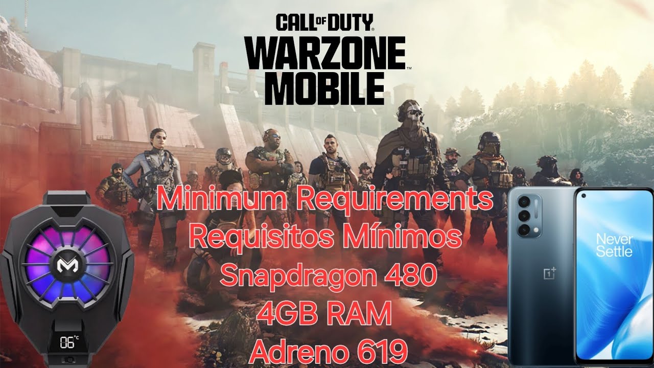 Warzone Mobile Snapdragon 480 4GB RAM Adreno 619 - YouTube