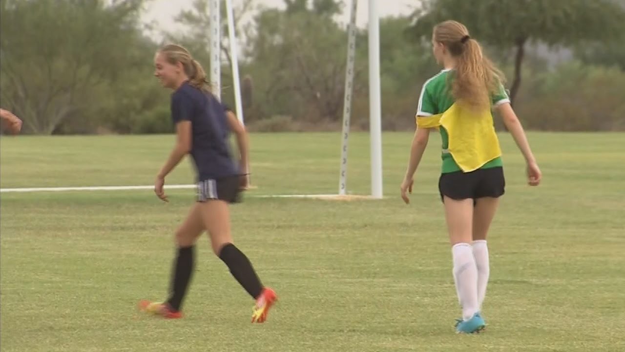 Boys Soccer Team Afraid To Lose To Girls - YouTube