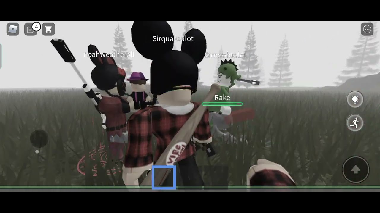 rare footage of creeper hour : the rake kill test - YouTube