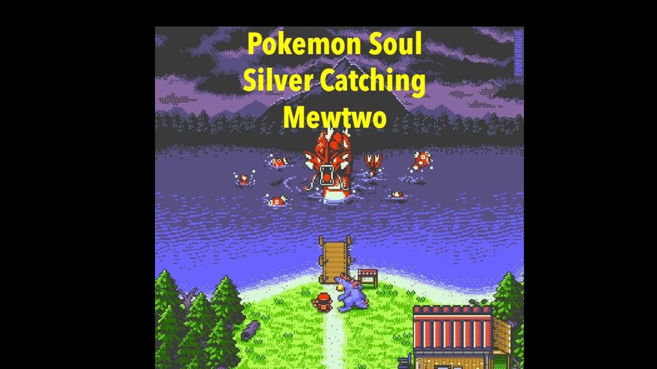 Pokemon Soul Silver Catching Mewtwo - YouTube