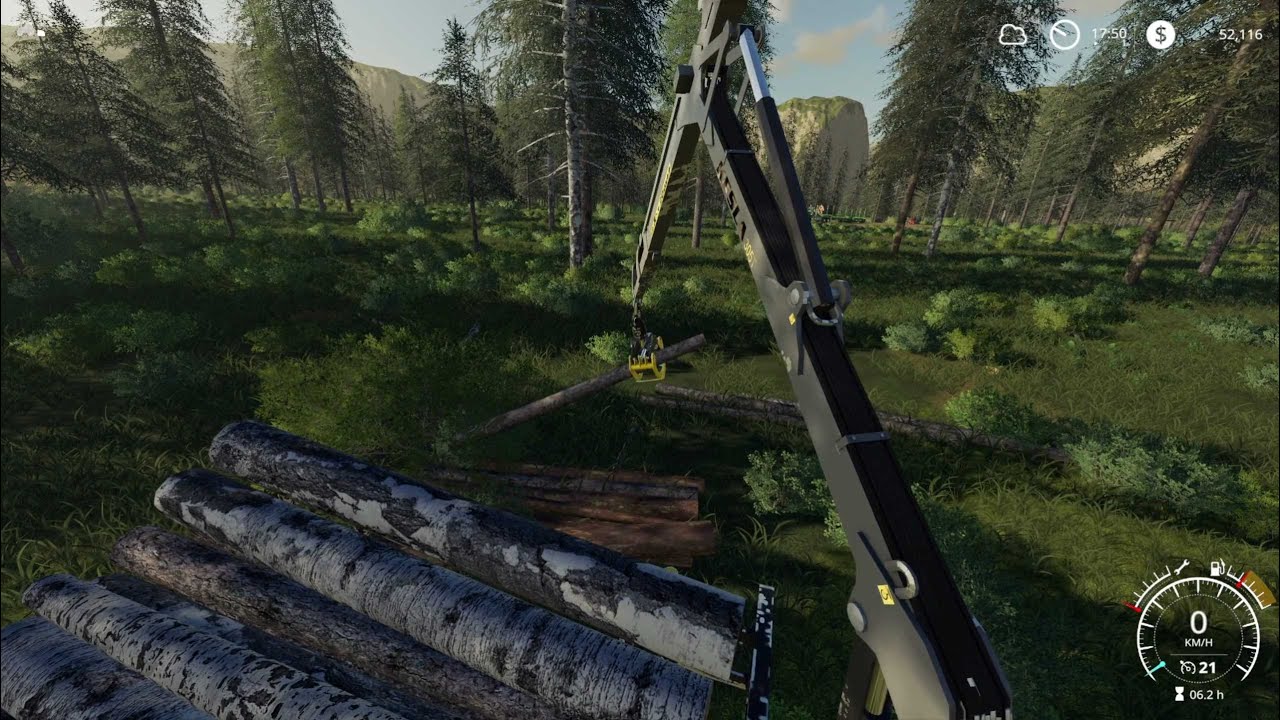 Slowly Clearing the Area! Logging Industry Farming simulator 19 - YouTube