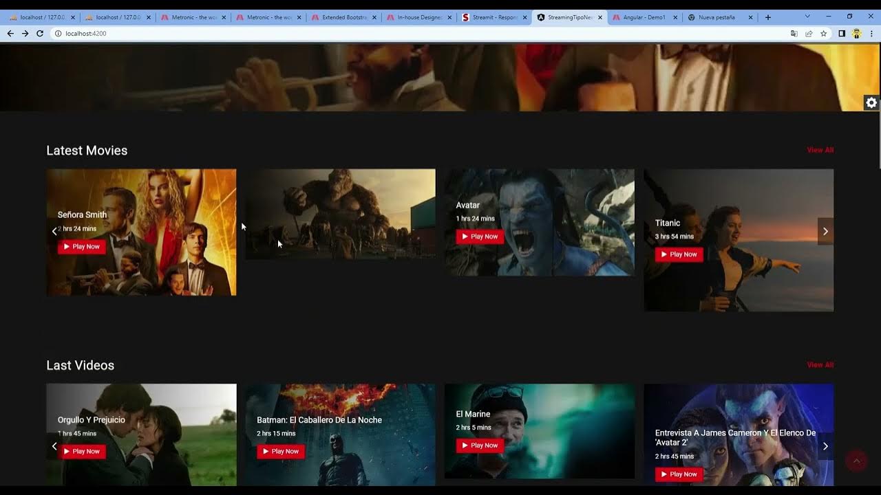 Clase 106 : Crea tu Plataforma Tipo Netflix con LARAVEL Y ANGULAR - YouTube