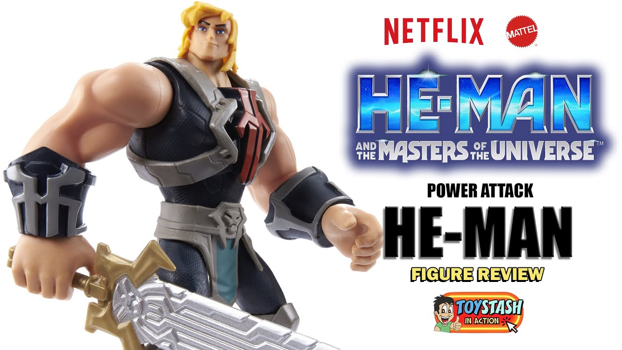 Netflix CGI Animated Power Attack He-Man Figure Review! - YouTube