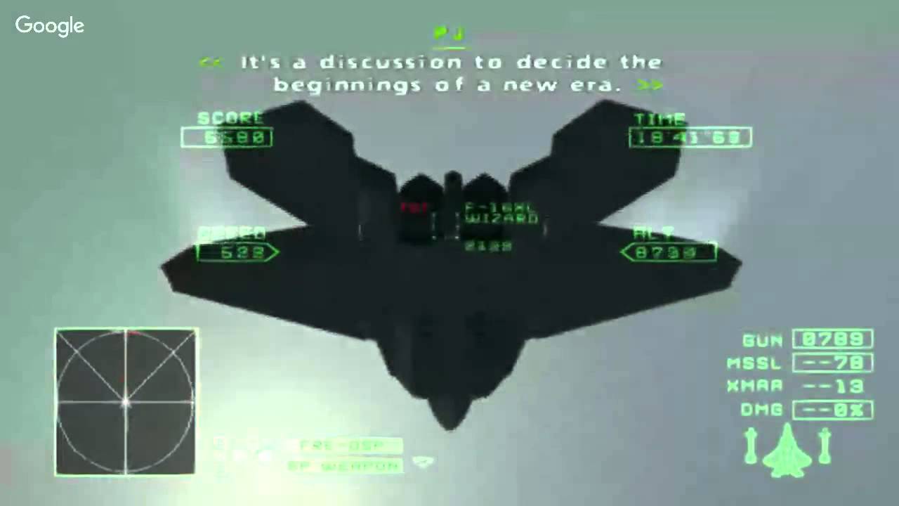 Ace Combat Zero Hard Playthrough Mission 16 The Demon of the round ...