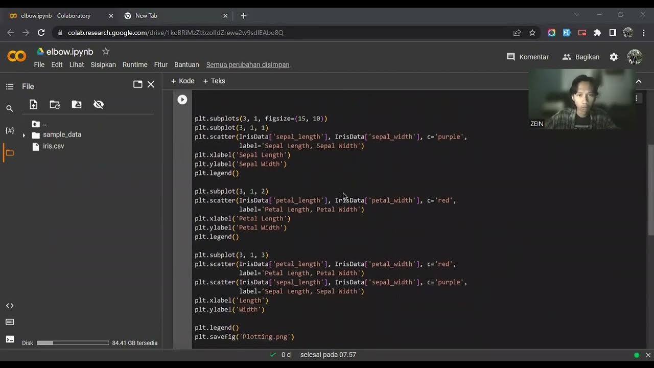 Clustering menggunakan python menggunakan metode elbow - YouTube