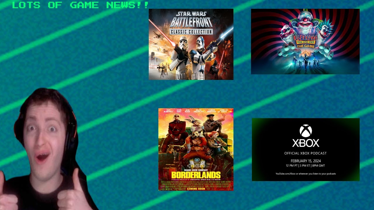 Borderlands Movie, Battlefront Classic Collection, Killer Clowns Game ...