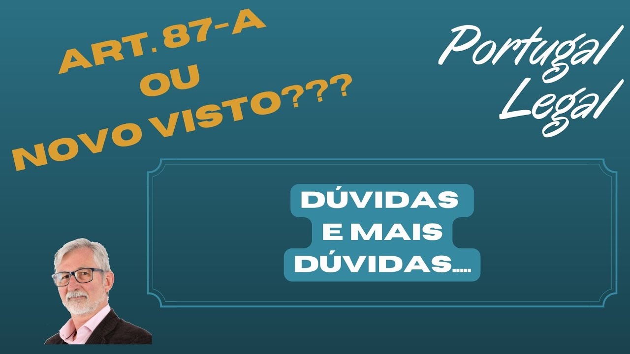 # 495 - Art 87 A ou Novo Visto Consular - YouTube