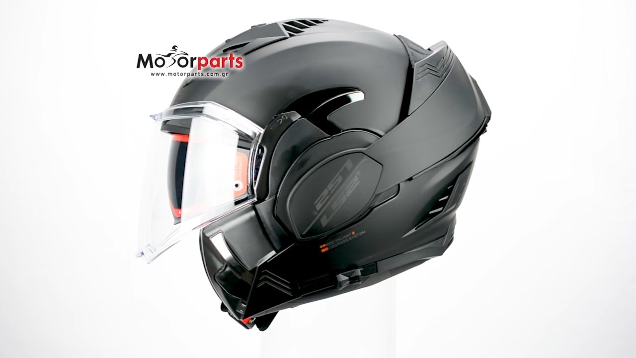 LS2 FF900 VALIANT II NOIR MATT BLACK - YouTube