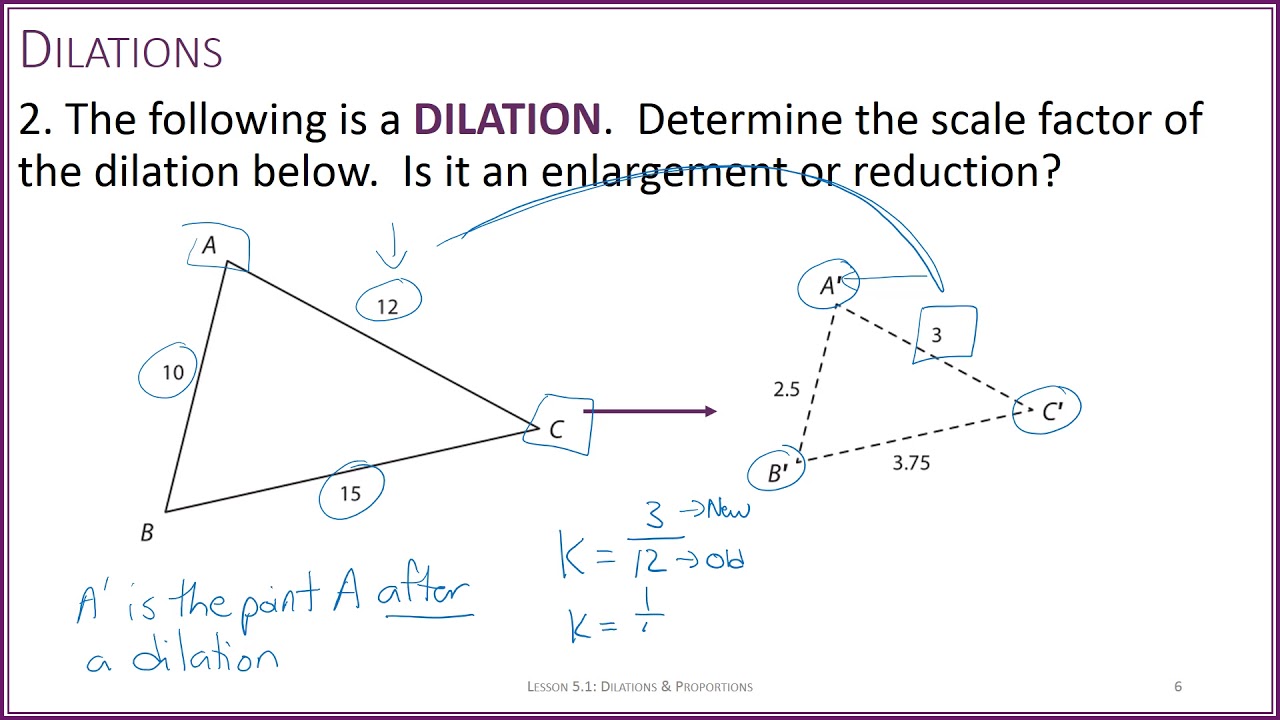 S2 V5 1 Dilations & Proportions - YouTube
