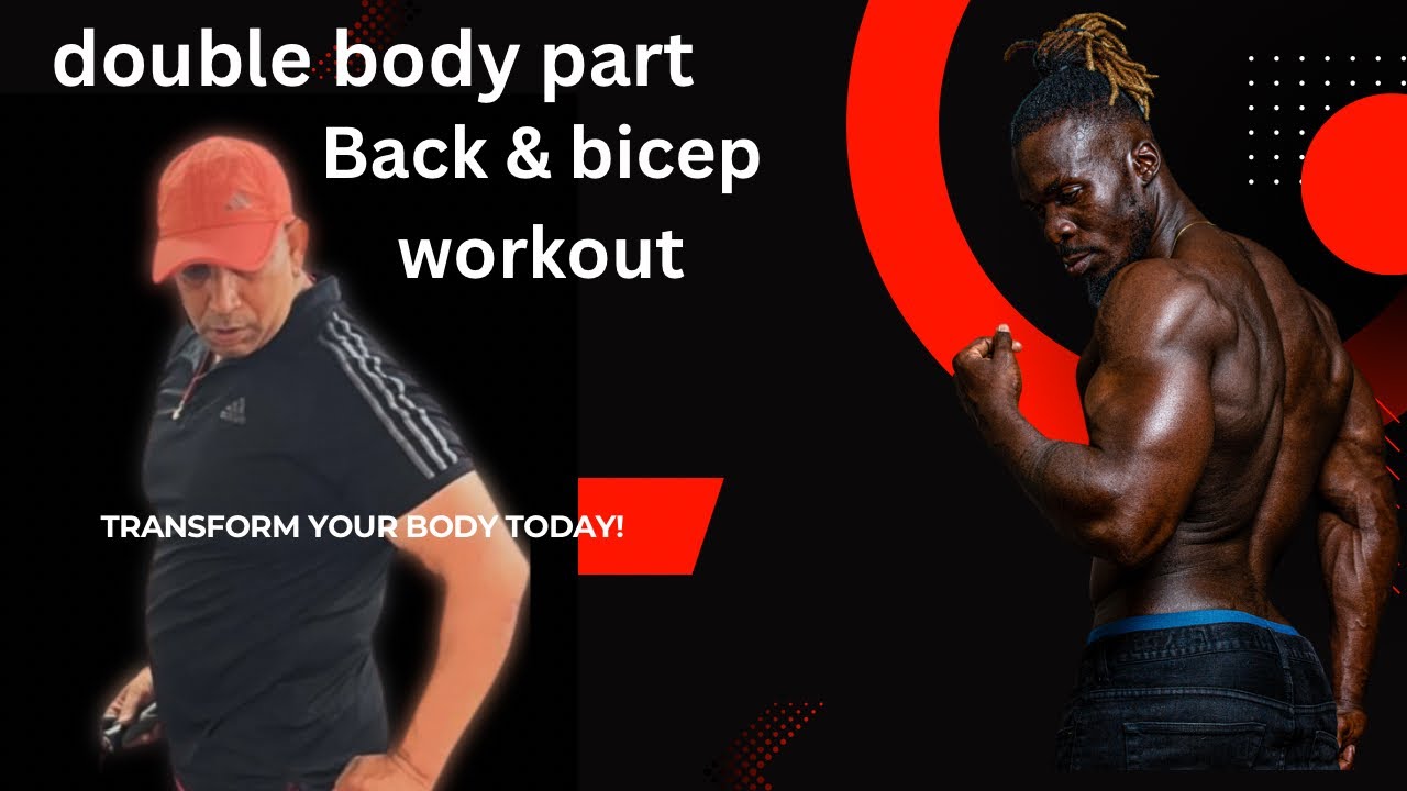 Double body part back and bicep workout/therambofitness/trendingvideo ...
