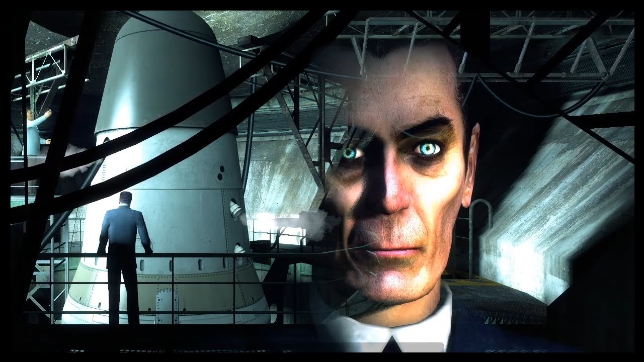All HL2 G-Man Cut-scenes [Up-scaled 4K] - YouTube