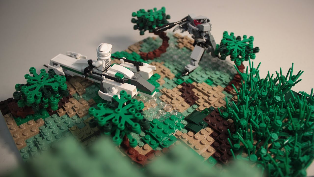 Lego Star Wars Mini-MOC On Dagobah - YouTube