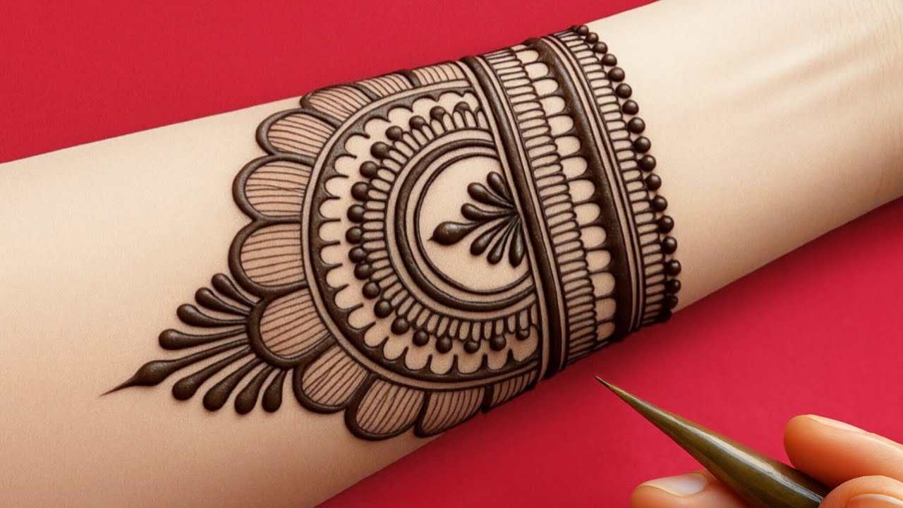 Sawan special mehndi design | front hand mehndi design simple | simple ...