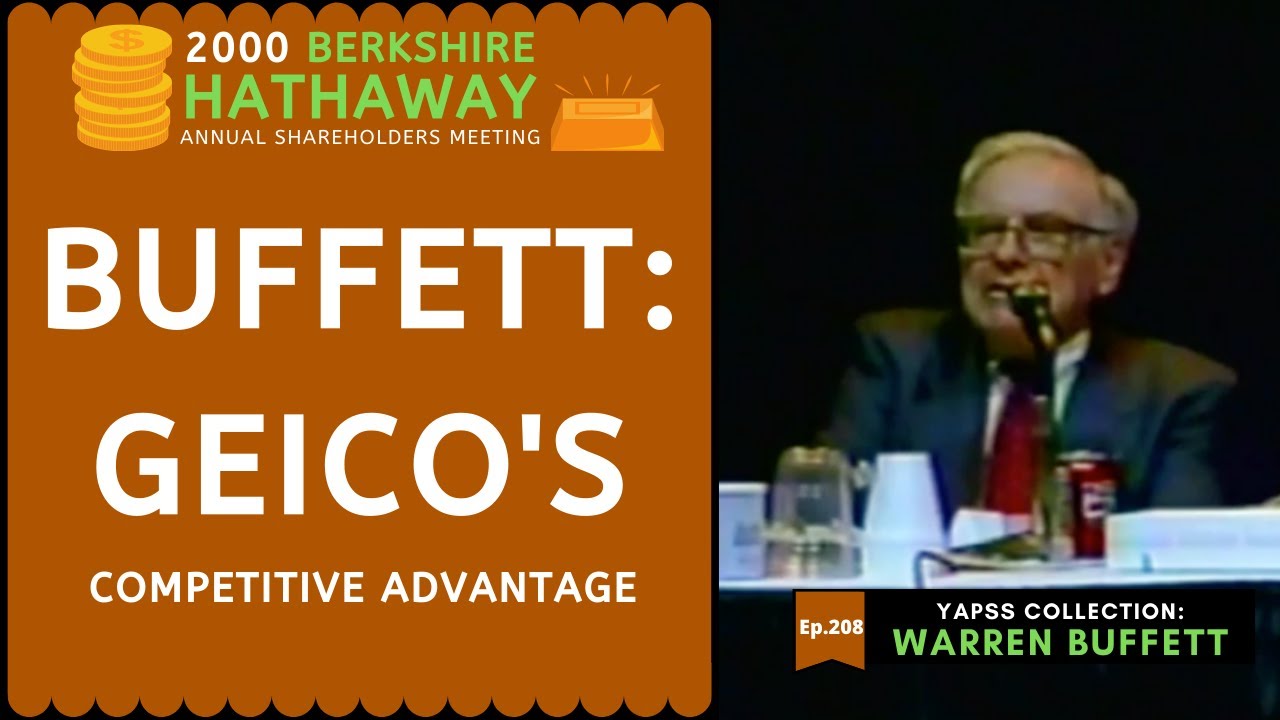 Warren Buffett GEICO's Competitive Advantages | BRK 2000【C:W.B Ep.208 ...