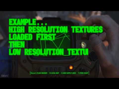 [Example] Fallout 4 = Low Rez Textures Loaded AFTER High Rez Textures ...