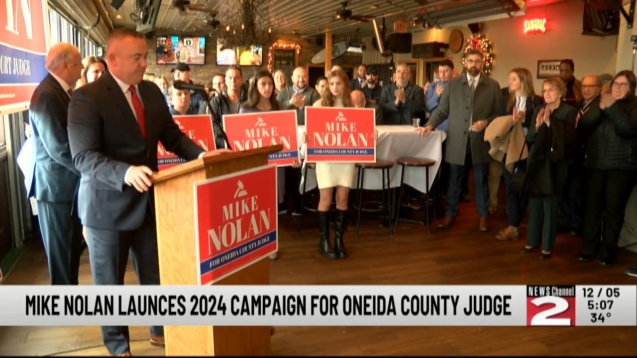 Candidate Announces Run for Oneida County Court Judge - YouTube