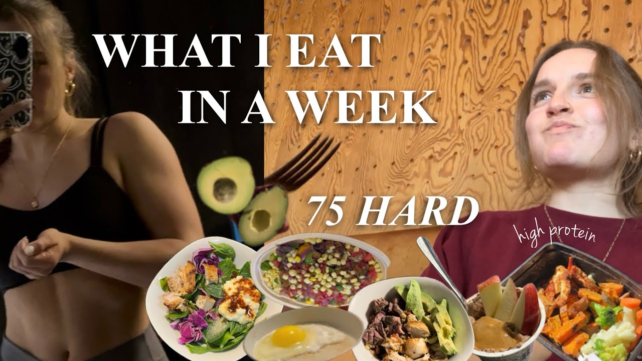 what i eat in a week doing the 75 HARD - YouTube