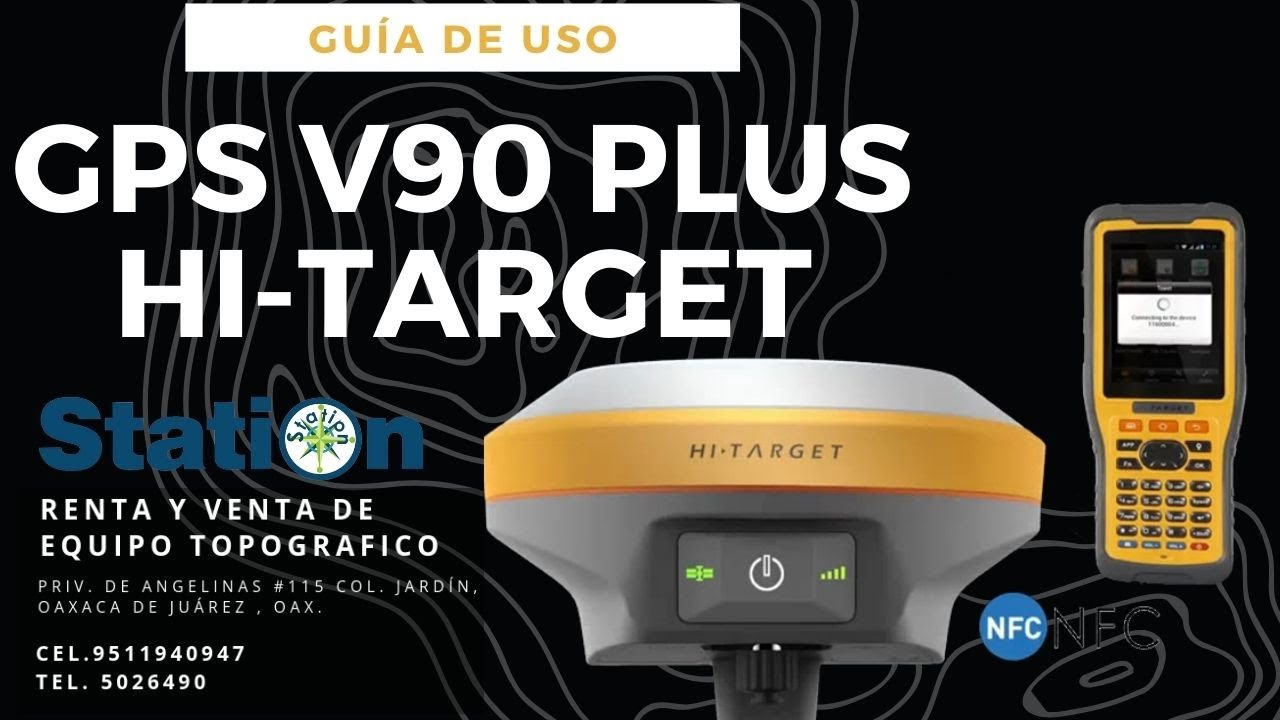 GUÍA DE USO GPS V90 PLUS HI-TARGET (PART.1) - YouTube