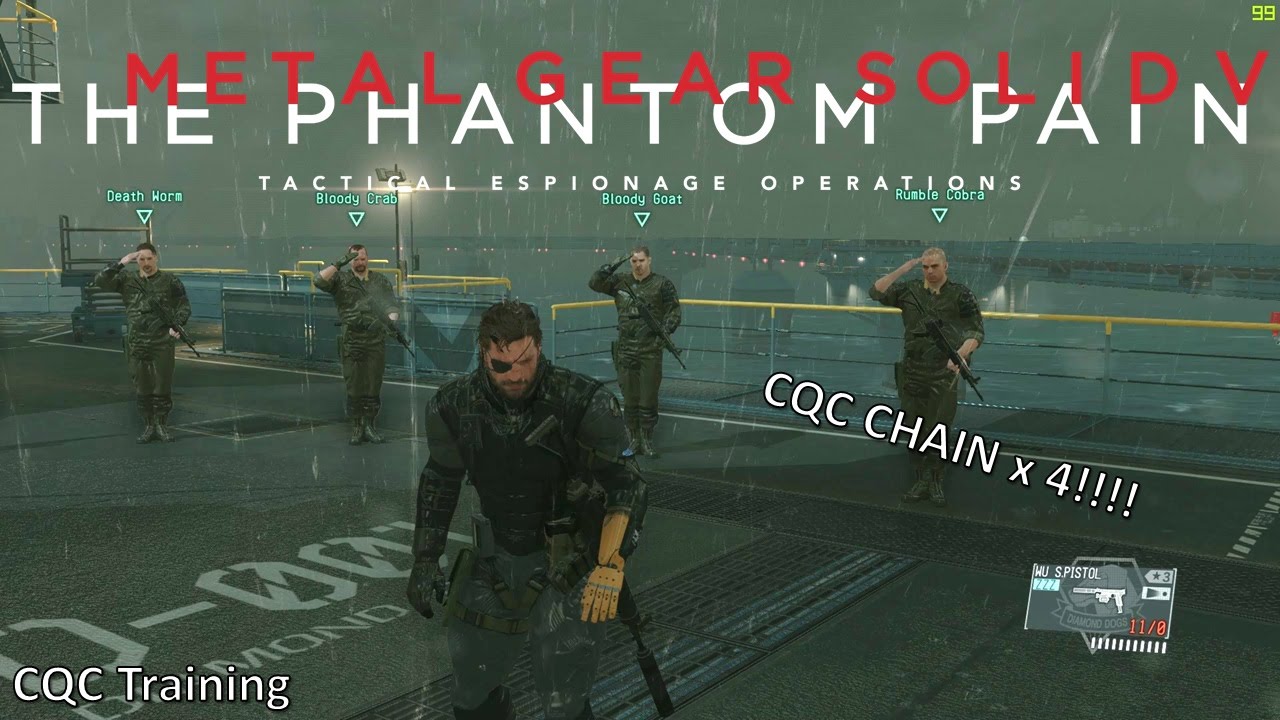 Metal Gear Solid V - 4X CQC Chain - YouTube