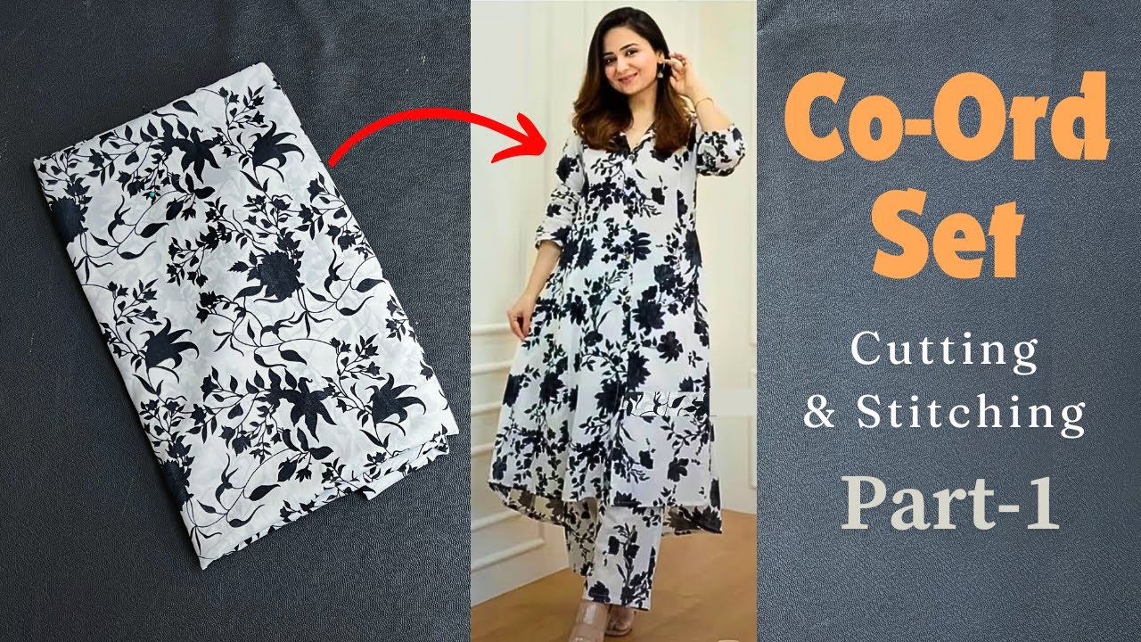 Co ord set design | co ords dress making | Co ord set cutting and stitching #part_1 - YouTube