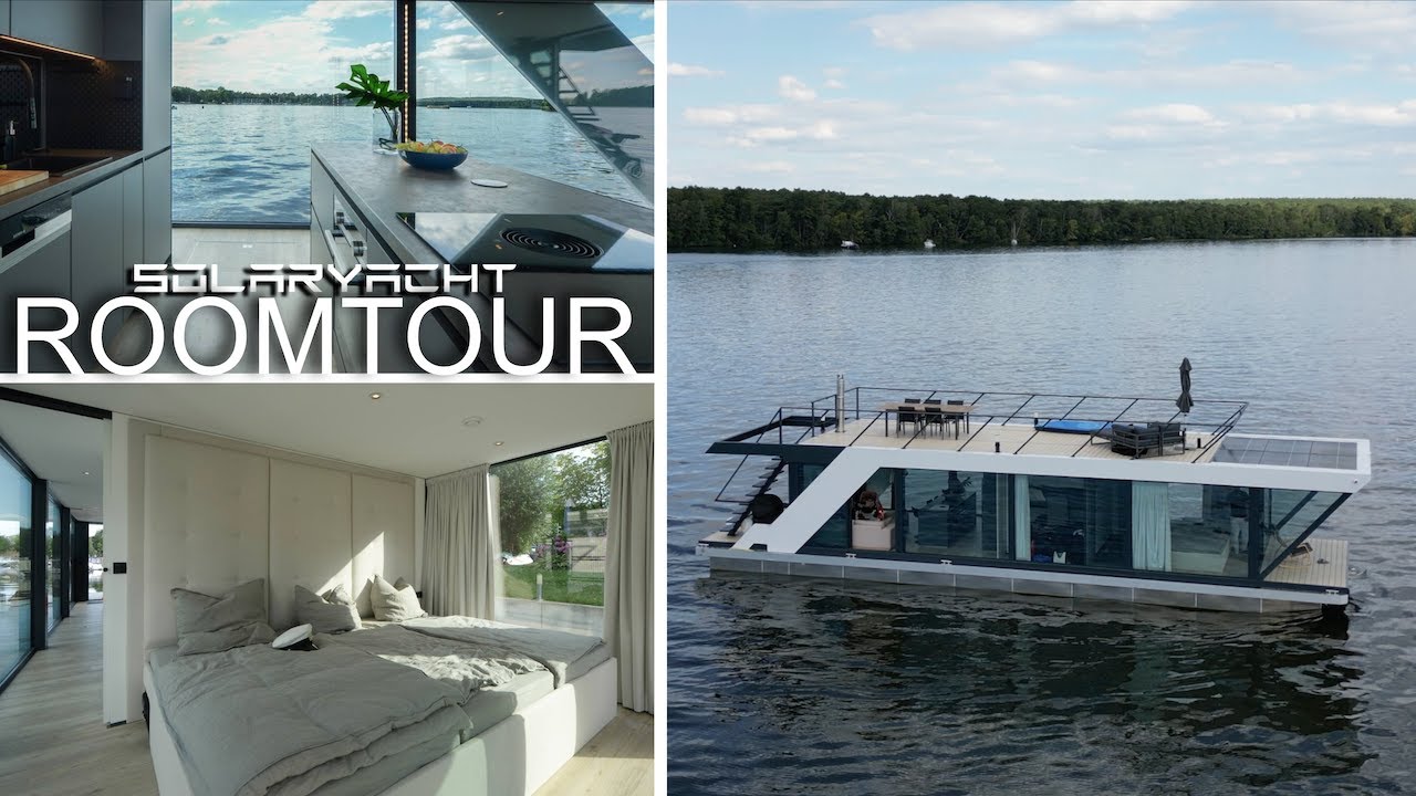 LUXURY LIVING ON WATER! Discover modern interior design inside the ...