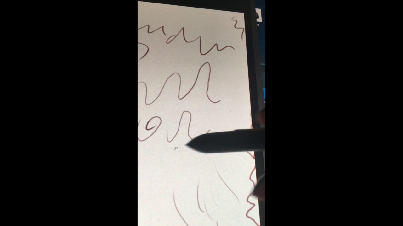 Dell Canvas 27 pen demo - YouTube