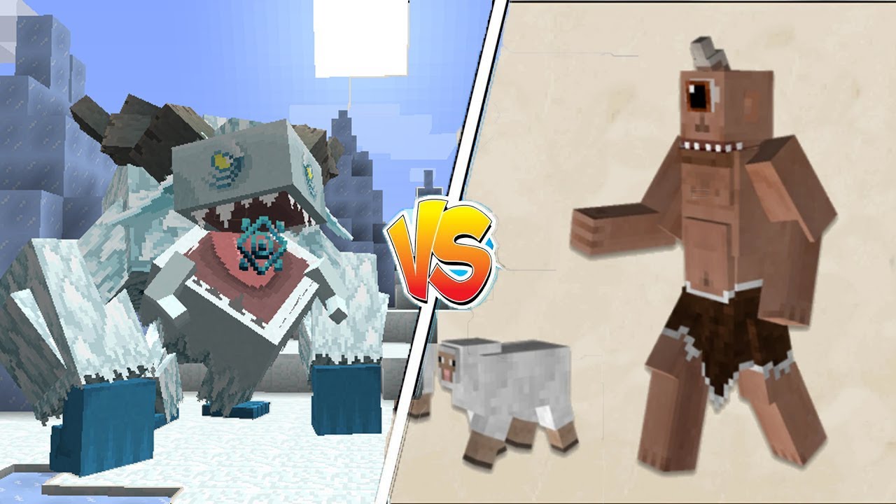 PELEA FROSTMAN VS CICLOPE (ice and fire) MIENCRAFT - YouTube