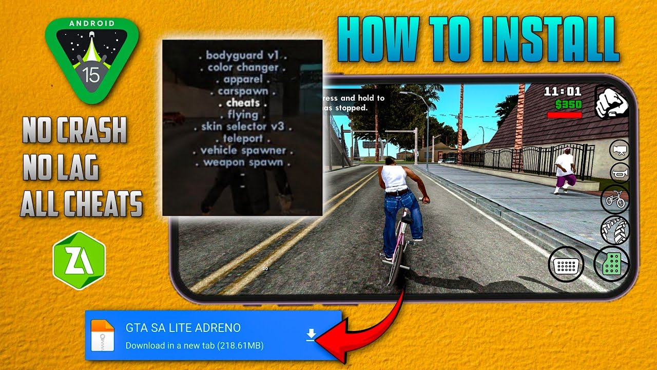 How to Install Cleo Mods in Gta San Andreas on any Android Device ...