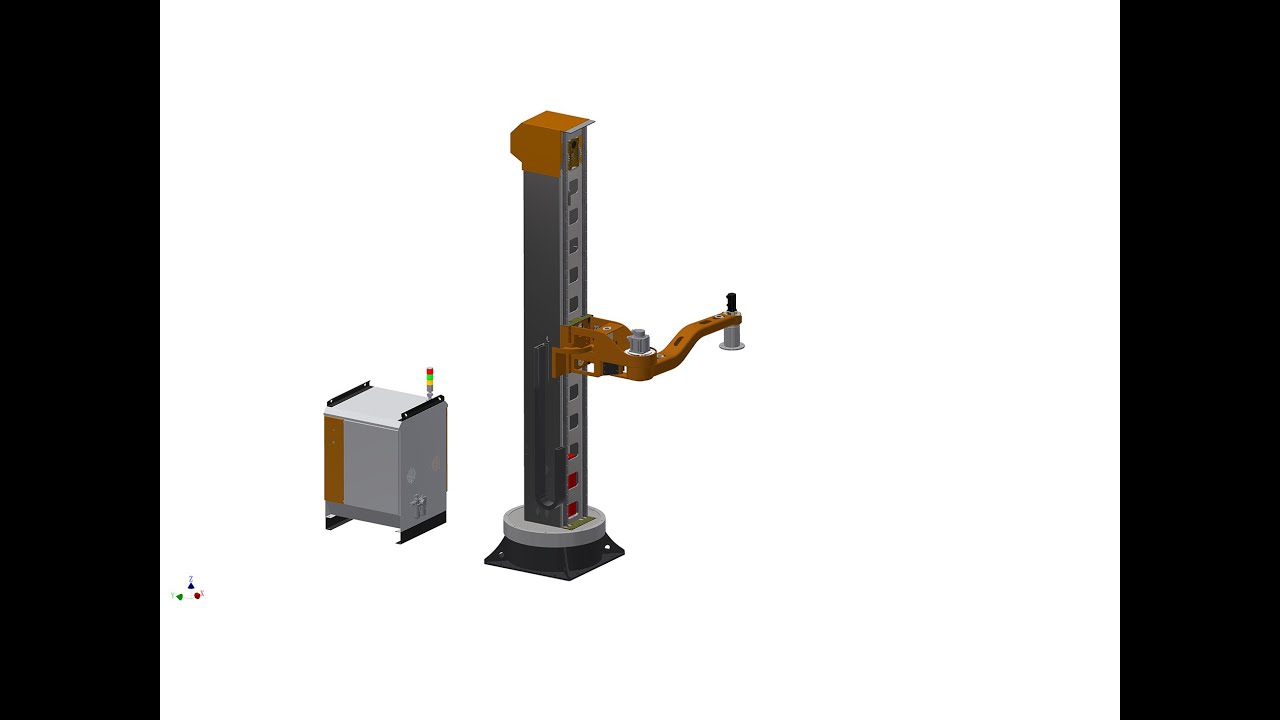 Rotating Palletizer-Articulated - YouTube