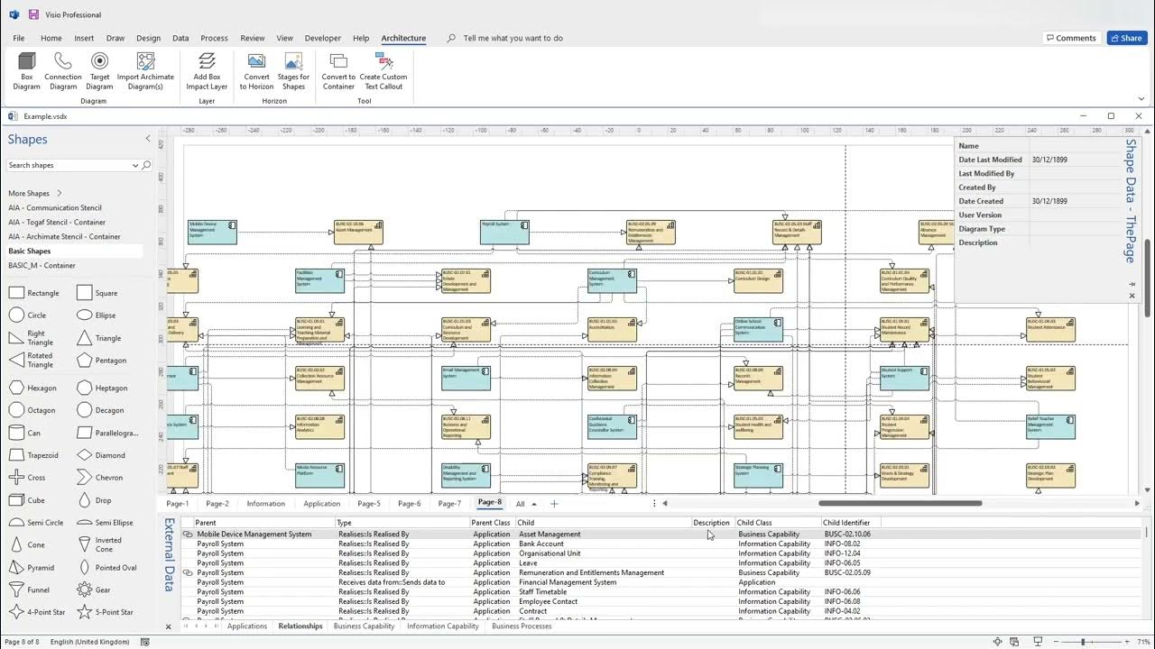 Visio Addin Architecture Assessment Connection Diagram - YouTube