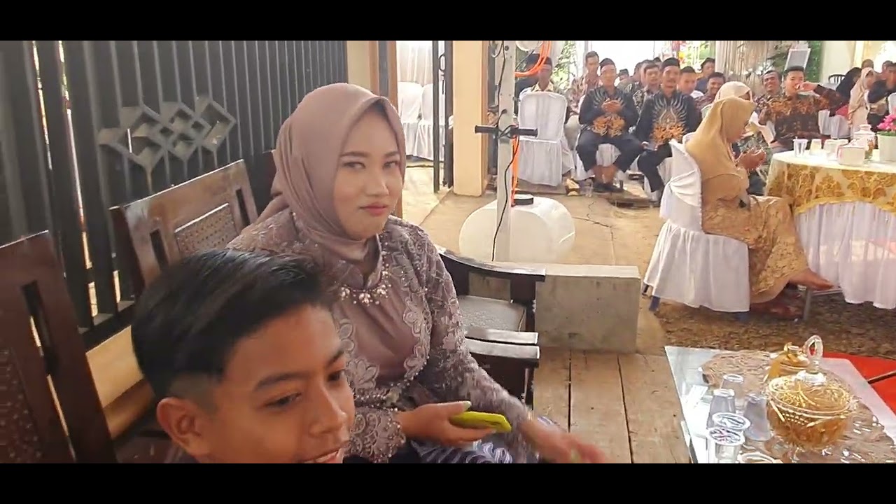 Pernikahan Alfian Galih saputra dengan Anggun T - YouTube