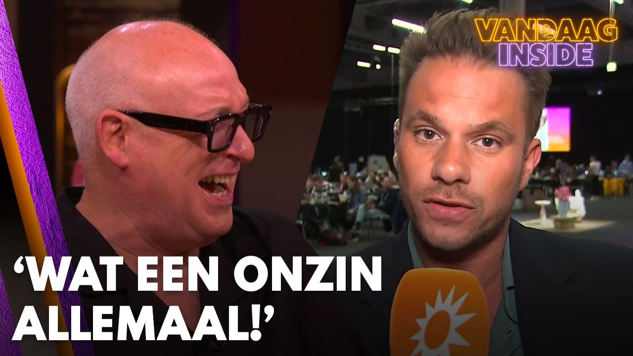 Aran Bade geeft Songfestival-update vanuit Malmö; René kan lach niet ...