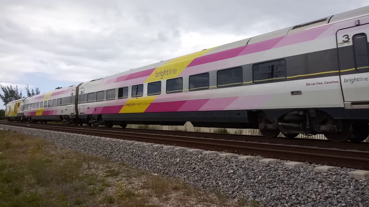 [FHD] BLF 604 #106 BRIGHTLINE BRIGHT PINK (SCB-40) @ 2:55 PM 2019 - YouTube