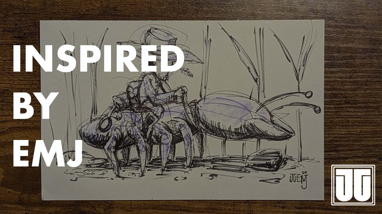 Inspired by EmJ Episode 4: Giddy Up - Drawing Process - YouTube