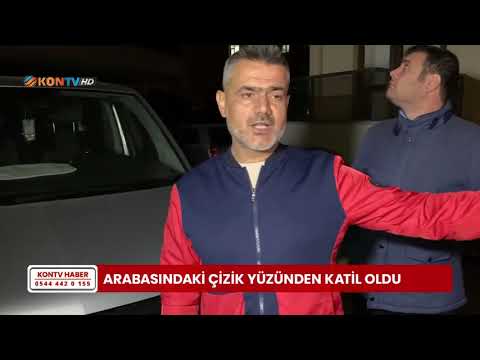 Arabasındaki çizik yüzünden katil oldu