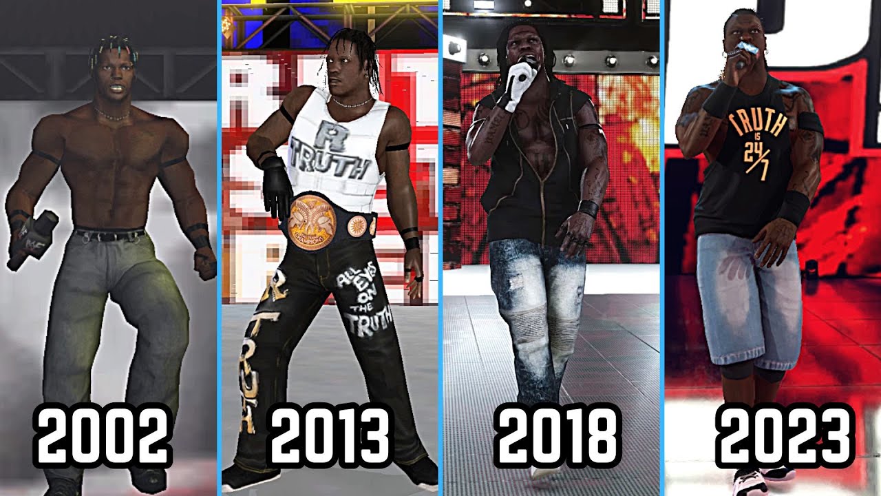 Evolution of R-Truth Entrance 2002-2024 - WWE Games - YouTube