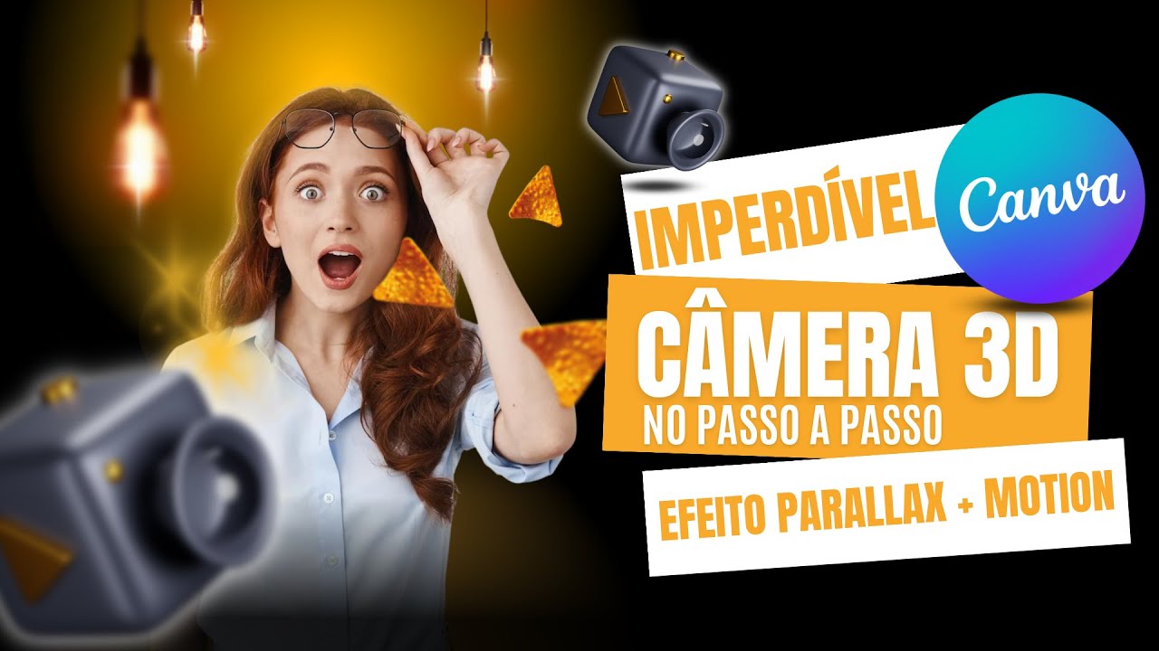 Câmera 3D no Canva: Aprenda a criar uma animação com efeito 3D no Canva ...