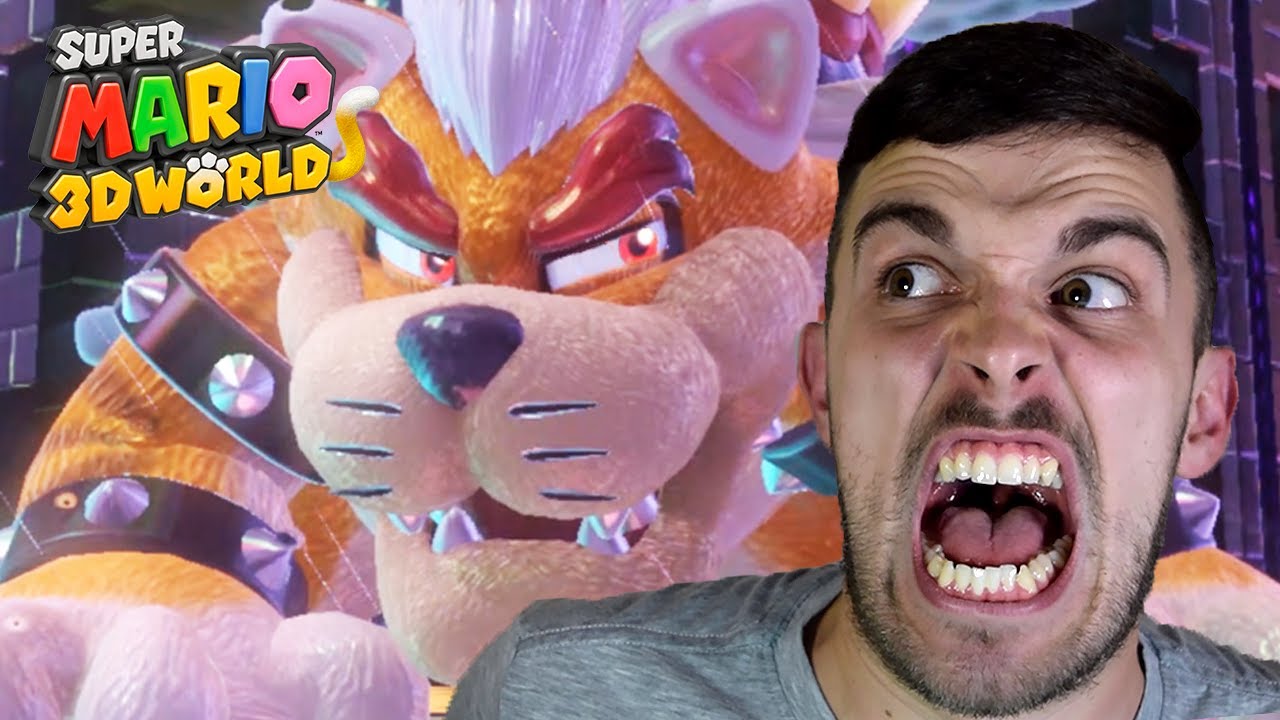 BOWSER'S A FURRY TOO?! | Super Mario 3D World - Part 8 - YouTube