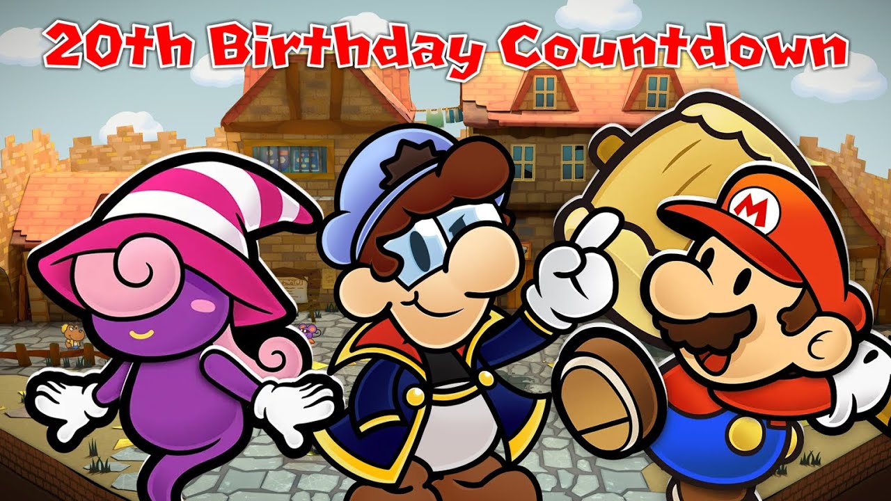 20th Birthday Countdown Livestream | Paper Mario TTYD Infinite Pit ...