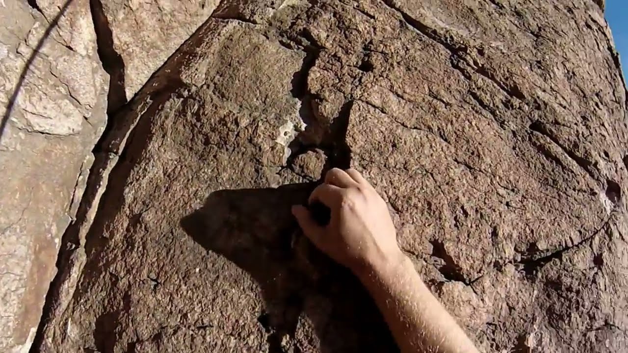 Rock Climbing in Atlantis (Giggling Marlin 5.9) - Queen Creek Canyon ...