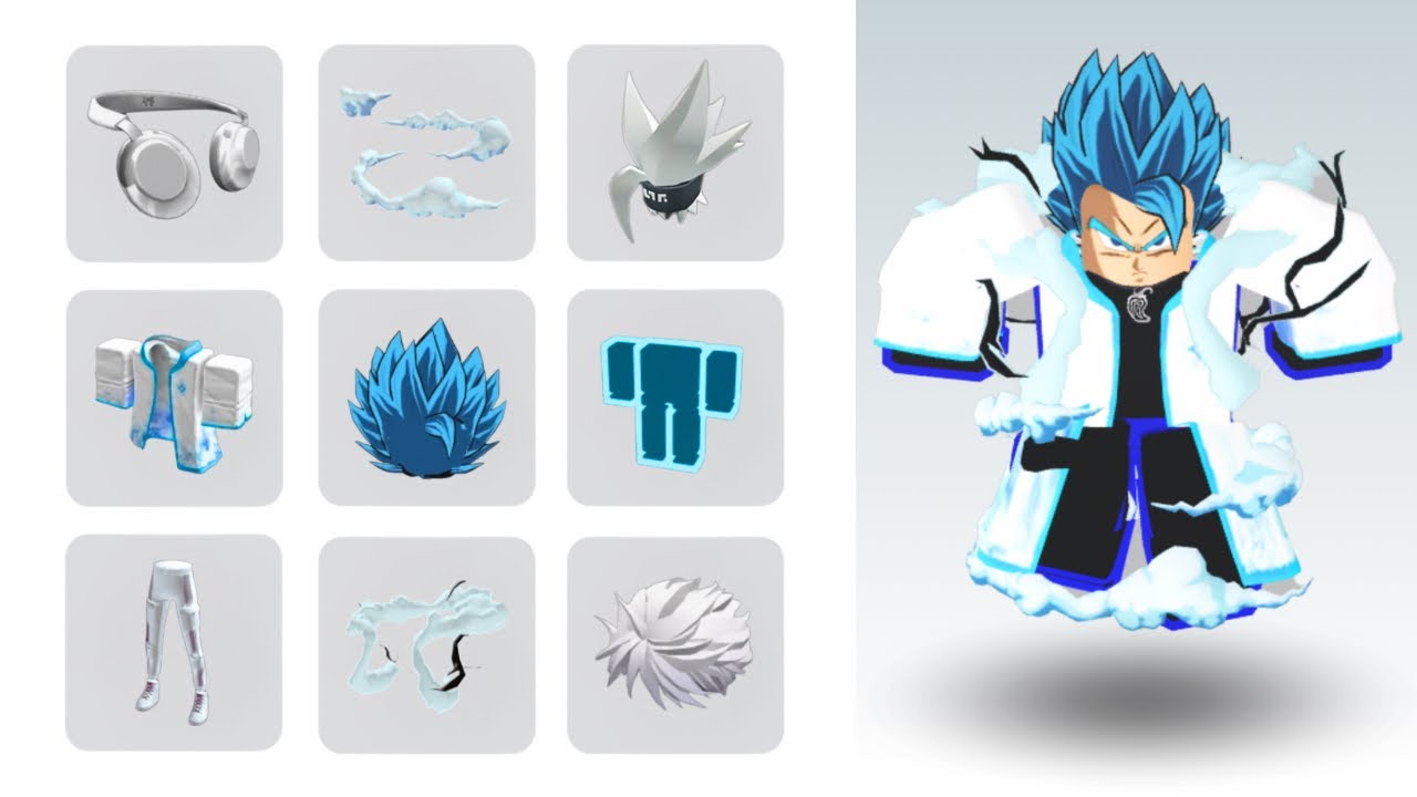 HURRY! FREE ROBUX AND GET 20+ COOL WHITE AND BLUE ITEMS ON ROBLOX 2025 ...