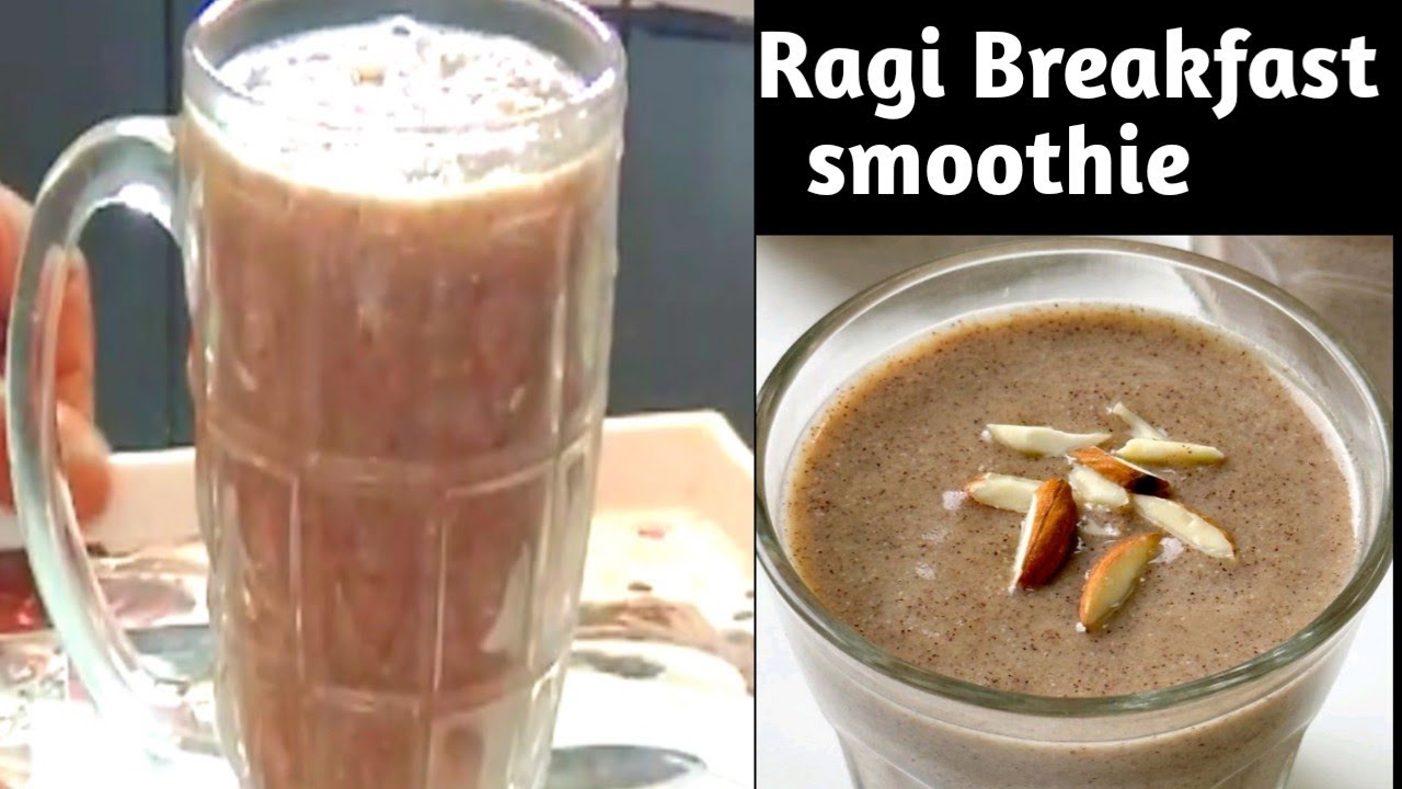 Ragi Smoothie Recipe | No Milk No sugar | Smoothie Recipe| - YouTube