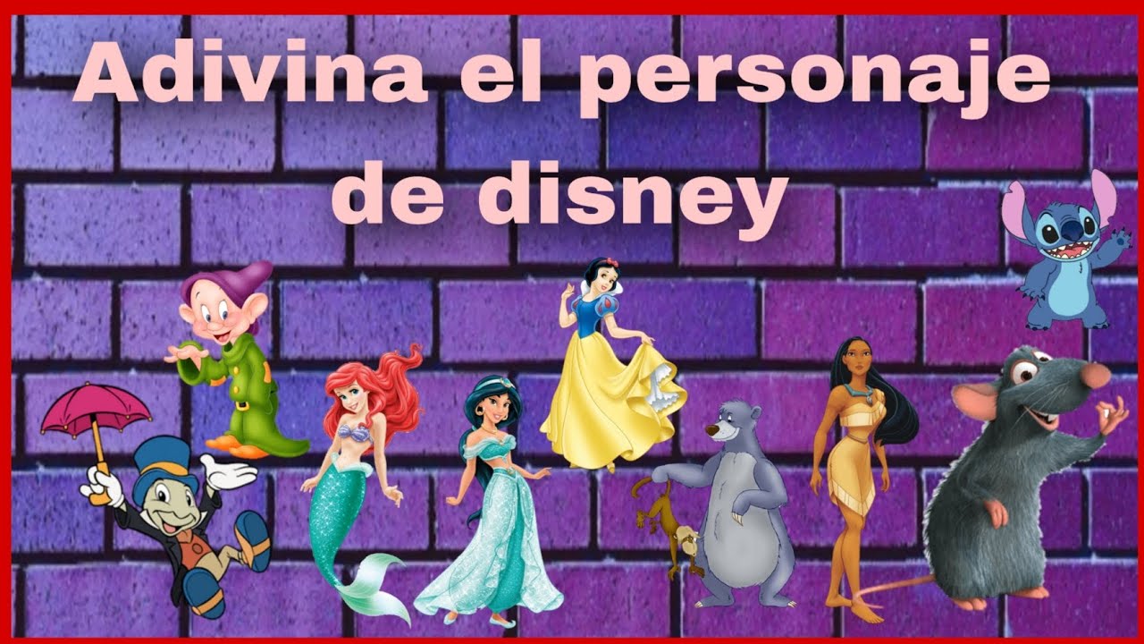 Adivina el personaje de disney 😏 - YouTube