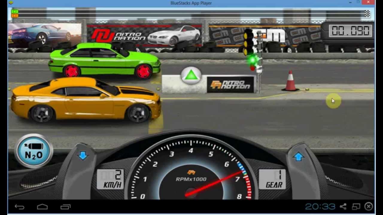 Drag Racing Chevrolet SS Competition Level 3 Tune 16,650 1/2 Mile - YouTube