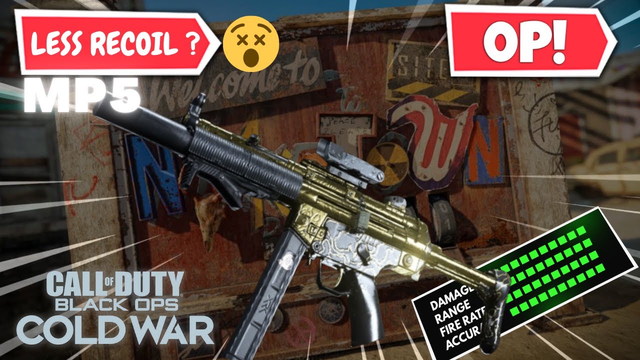 MP5 "BEST" CLASS setup with NO RECOIL in Black Ops COLD WAR - YouTube